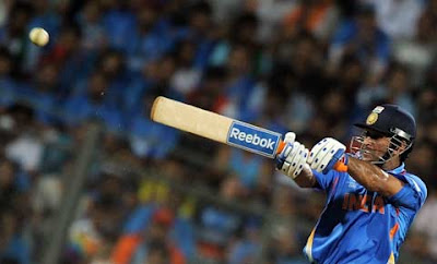 WORLD CUP 2011 AMAZING IMAGES: MS DHONI AMAZING SIX IMAGE