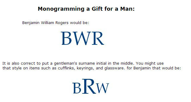 One Big Preppy Predicament : If it doesn't move, monogram it!