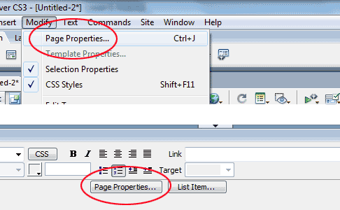 Cara membuat css menggunakan Dreamweaver | DESAIN