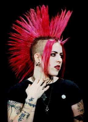 EverytimeIsShare: beberapa rambut anak punk yang paling umum