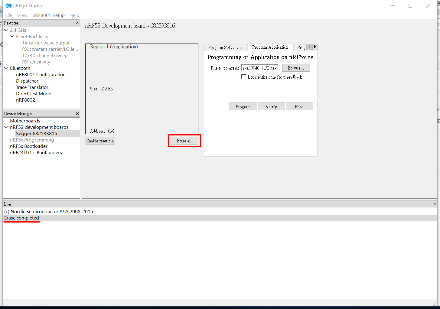 架設 Windows開發環境 供 nRF52832 - PCA10040 - S132 DK開發板使用