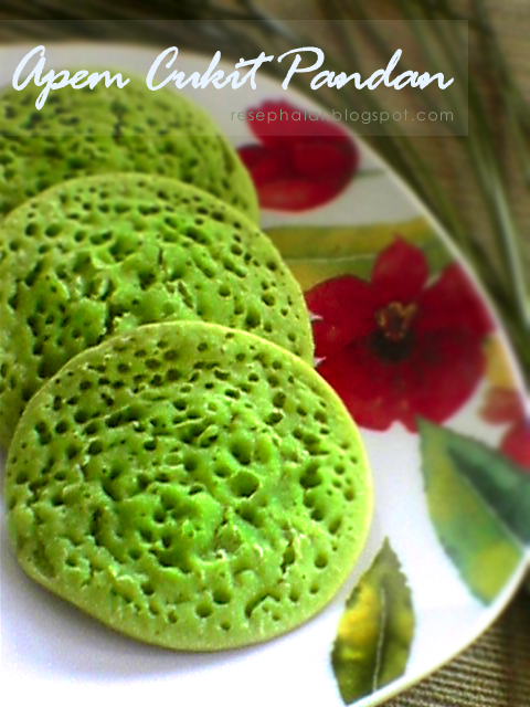 Apem Cukit Pandan | Resep Halal