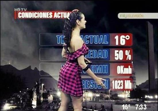 Bellas reporteras del clima en la TV (Imágenes) - iNT3R3S4NT3!