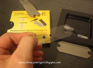 PoetryGirl's Cochlear Implant Journey: Microphone protector applicator ...