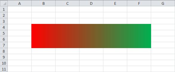 excel n' cia: Combinar colores en la celda