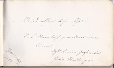 Heirlooms Reunited: 1887 Autograph Album of John Gaub of New Jersey