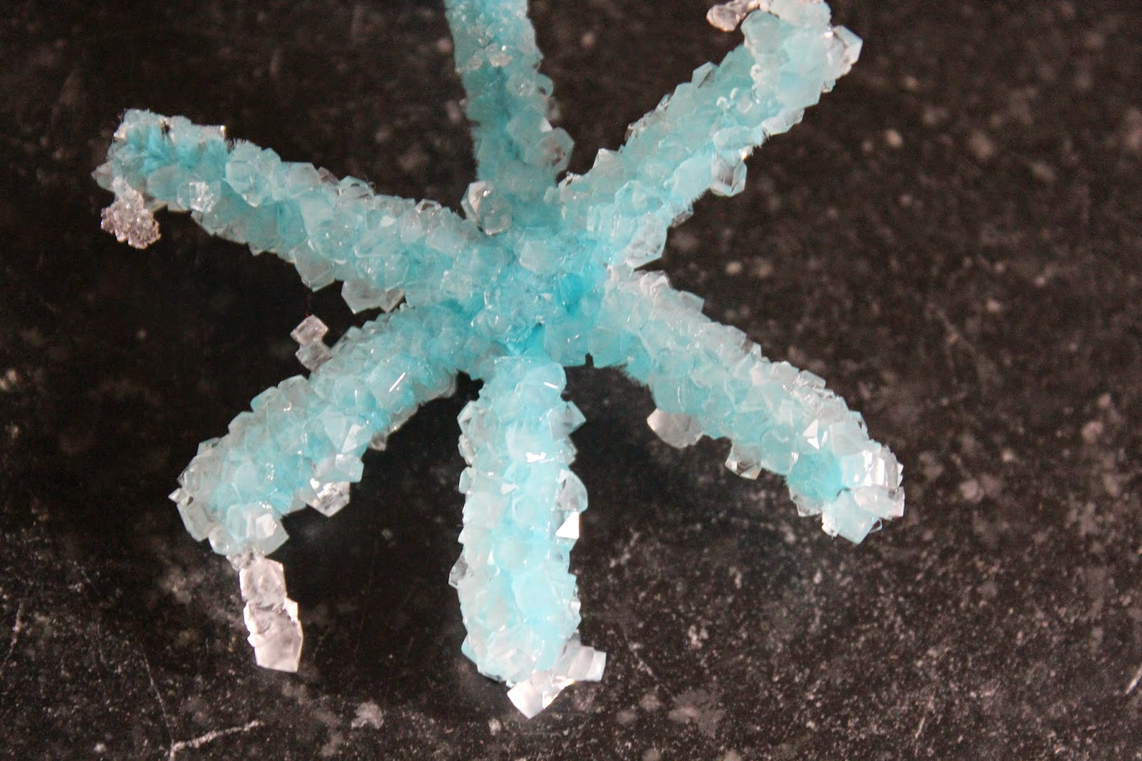 The Blue Barn: Growing Crystal Snowflakes