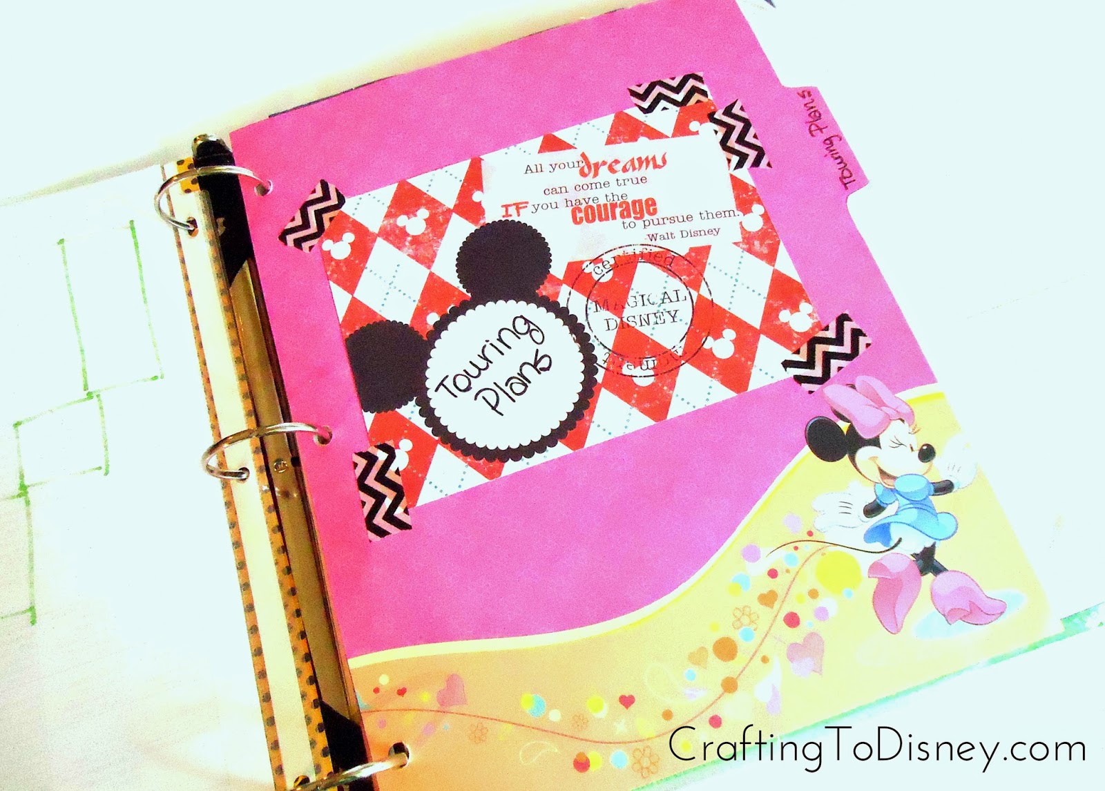 Crafting To Disney : Whatever Wednesday My Disney Planning Binder