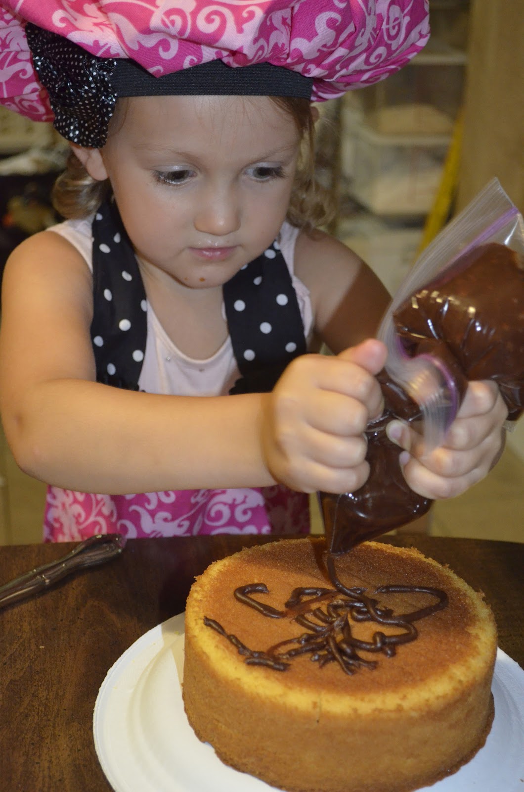 simply FOuR us: Cooking with Kids~Make your own cake
