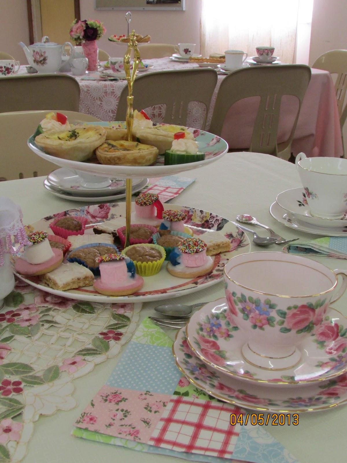 Season's from my window: High Tea and Beaded Milk Jug Covers