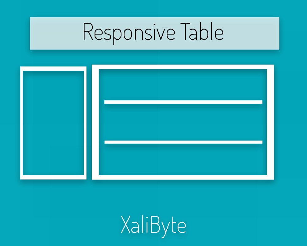 Cara Membuat Responsive Table Di Blogger - XaliByte