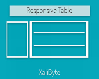 Cara Membuat Responsive Table Di Blogger - XaliByte