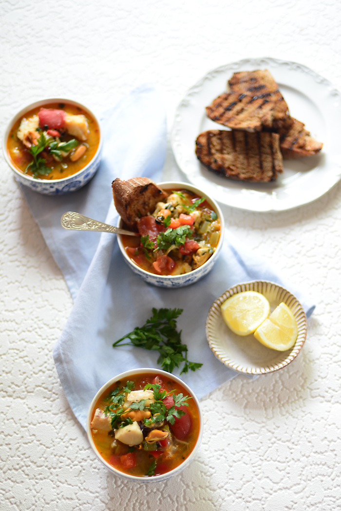 Lemon & Vanilla: Fish Soup Basquaise / Sopa de Peixe Basca.
