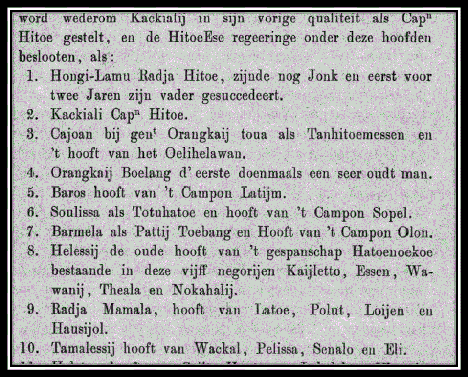 Mamala-Amalatu: Gejolak Perlawanan di Tanah Hitu Tahun 1636-1637