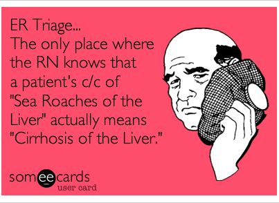 Triage | Nurse quotes, Funny nurse quotes, Nurse humor