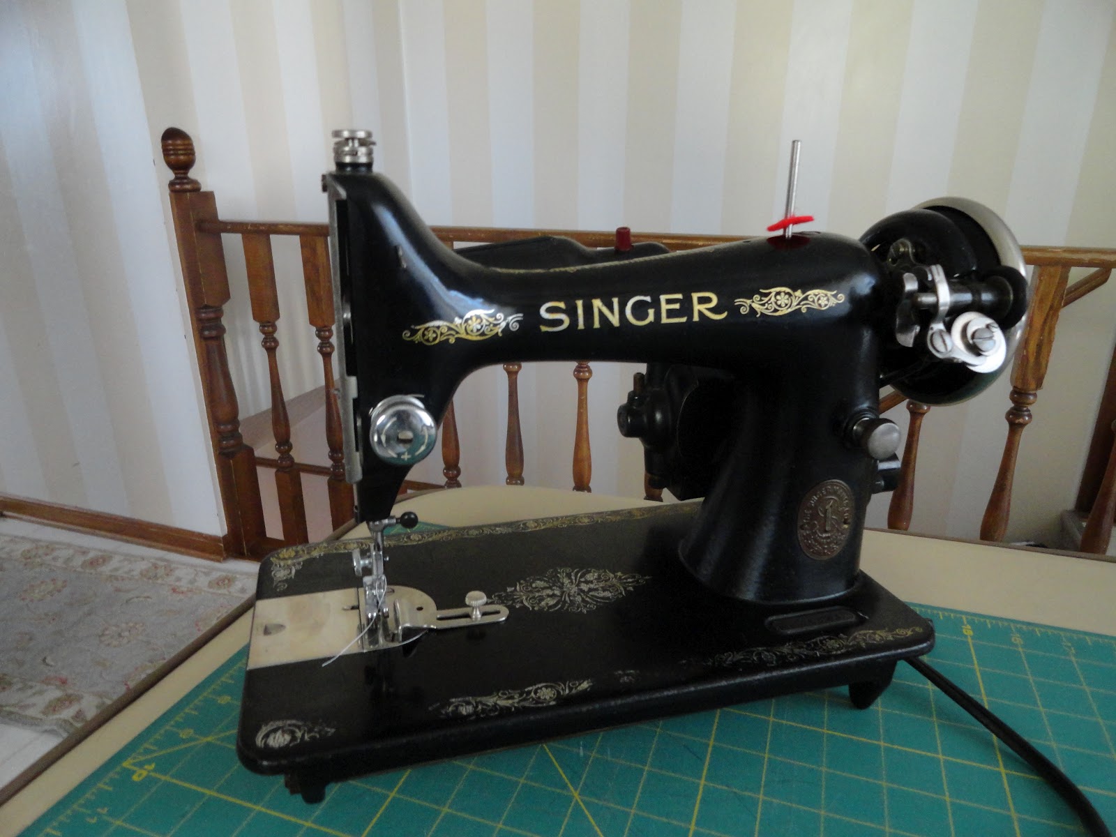 Sewing By Day: Industrial Singer Sewing Machine