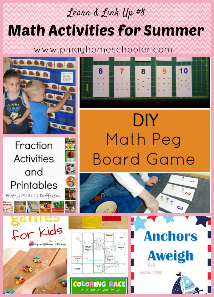 Summer Math Activities and {Learn & Play Link Up #8} | The Pinay ...