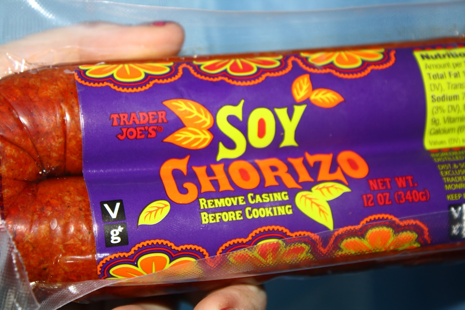 One Lazy Vegetarian: Soy Chorizo & Cabbage