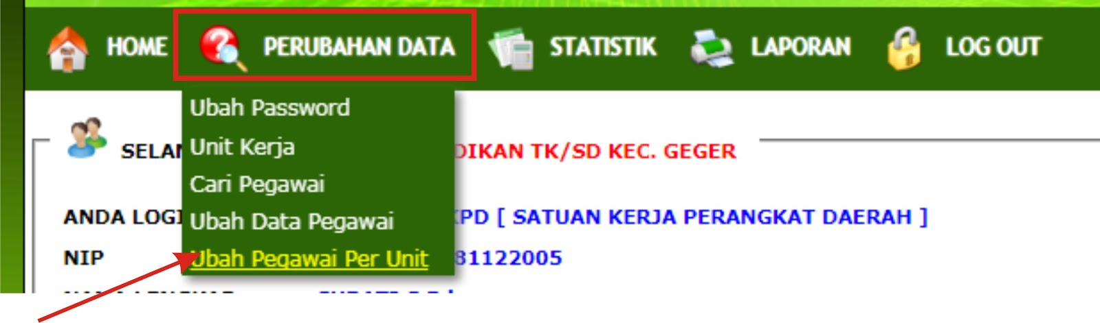 .: CARA VERIVIKASI DAN ENTRI DATA SIMPEG