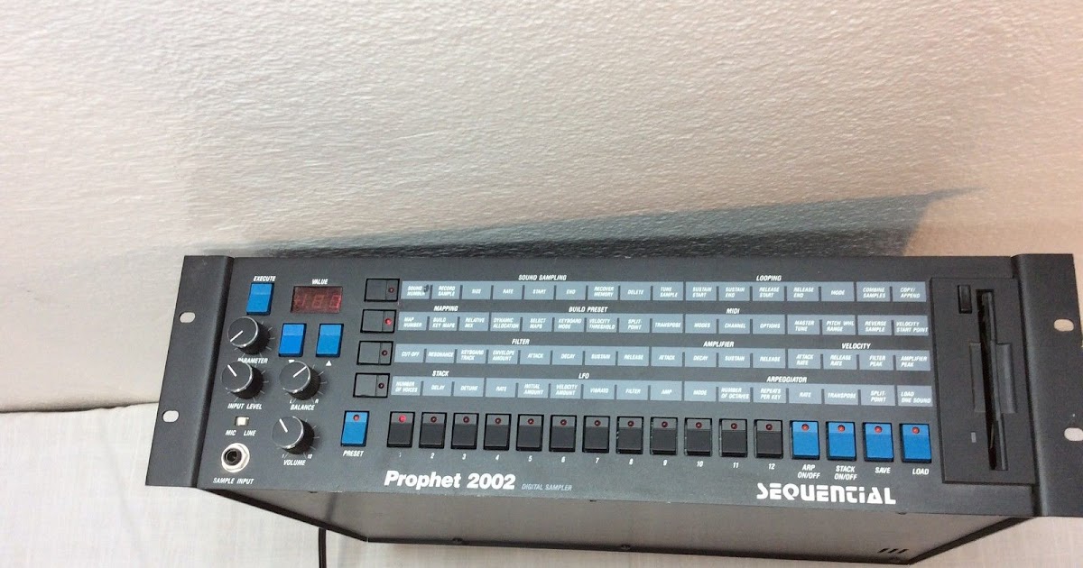 MATRIXSYNTH: SEQUENTIAL CIRCUITS Prophet 2002 Digital Sampler ...