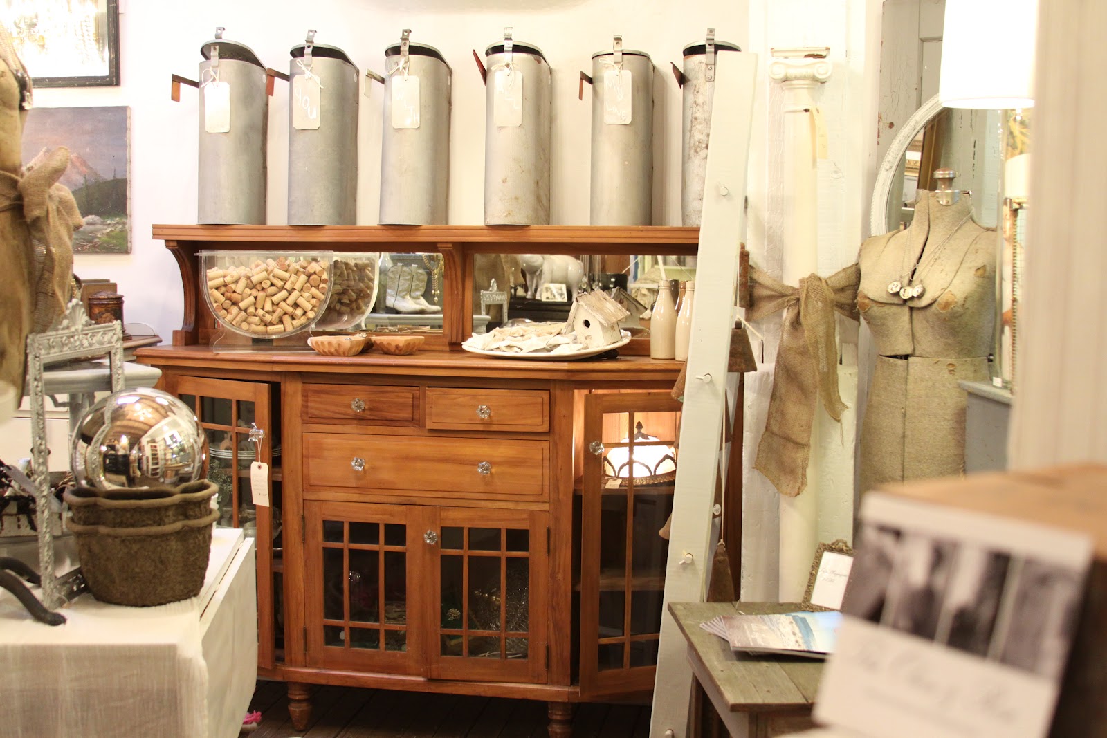 the vintage bricoleur: Farm Table, Hutch, Buffet