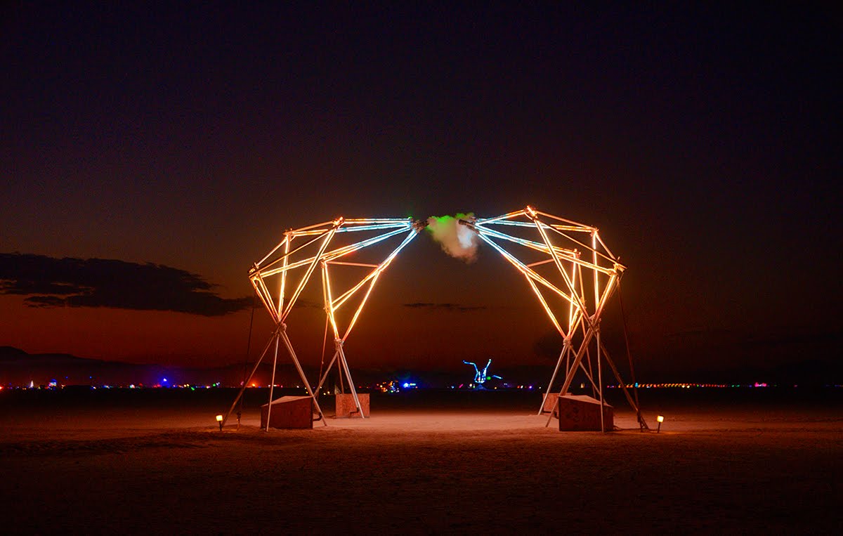 This is Black Rock City: ~ )*( ~ Art ~ Participants ~ Camp Déjà View