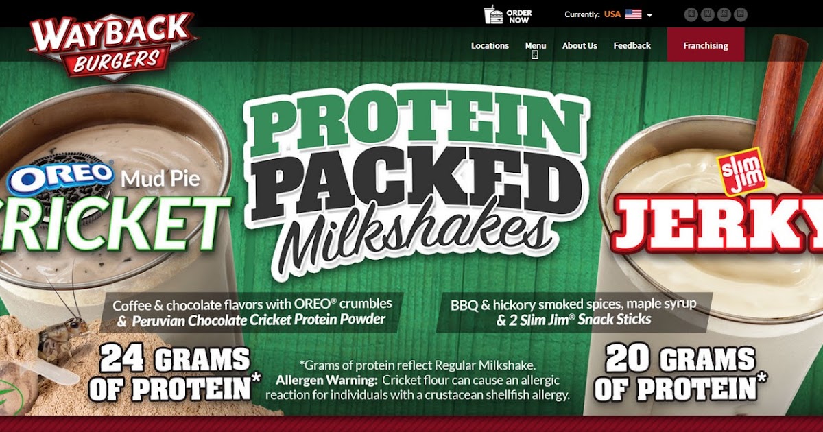 Sometimes Foodie: Cricket-Protein and Slim Jim Shakes at Wayback Burger ...