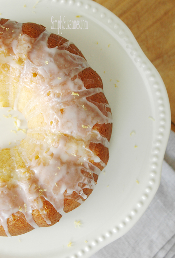 Simply Suzanne's AT HOME: the best lemon bundt cake!