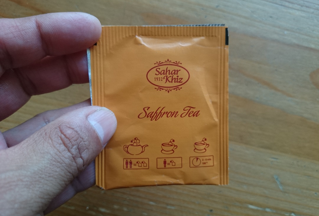 John Koshy: Love the subtle flavour of this Iranian Saffron tea