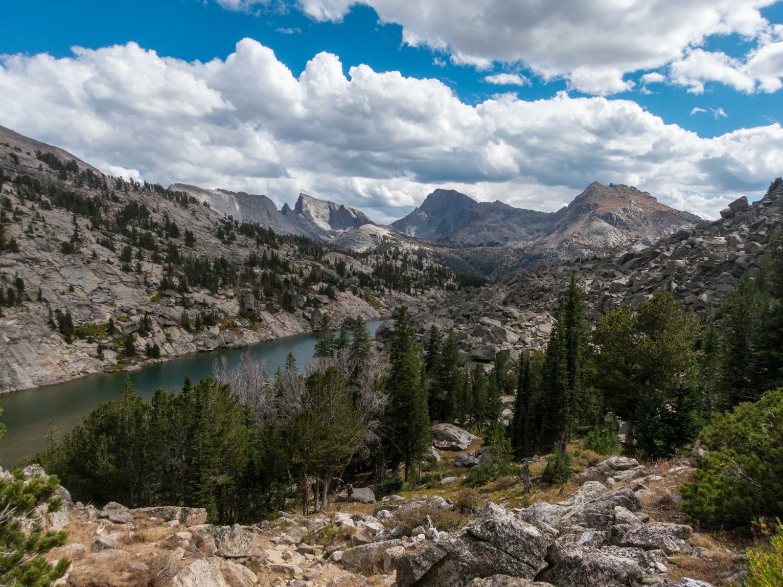 Eric's Hikes: Wind River High Route Day 7: Shadow Lake to Big Sandy ...