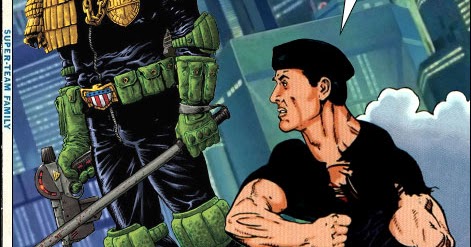 Super-Team Family: The Lost Issues!: Judge Dredd and Demolition Man