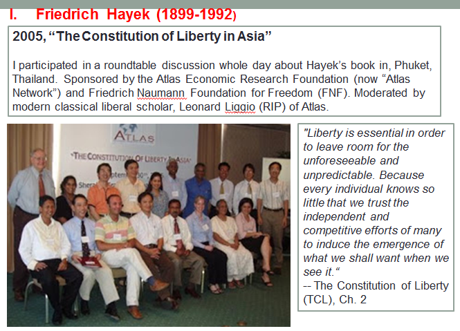 Government and Taxes: Hayek, Mises and Classical Liberalism