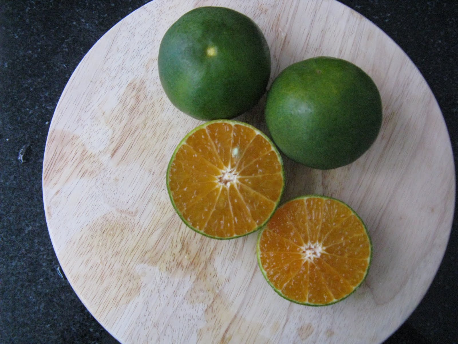Head (South) East: Green Oranges