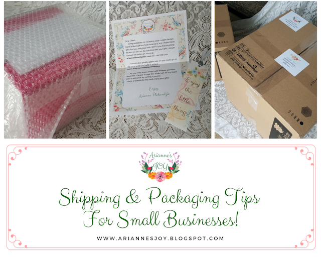 Arianne's Joys: Shipping & Packaging Tips For Small Businesses!