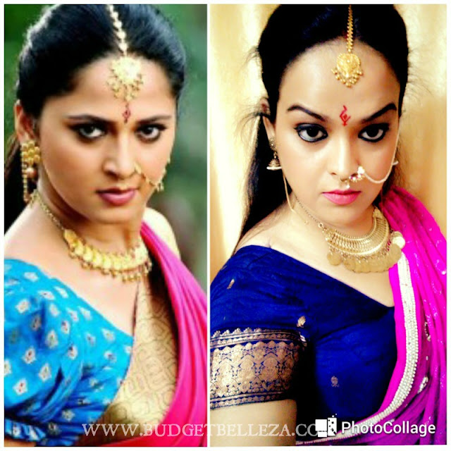 Recreating Anushka Shetty's Devasena Look of Bahubali 2 - Budget ...
