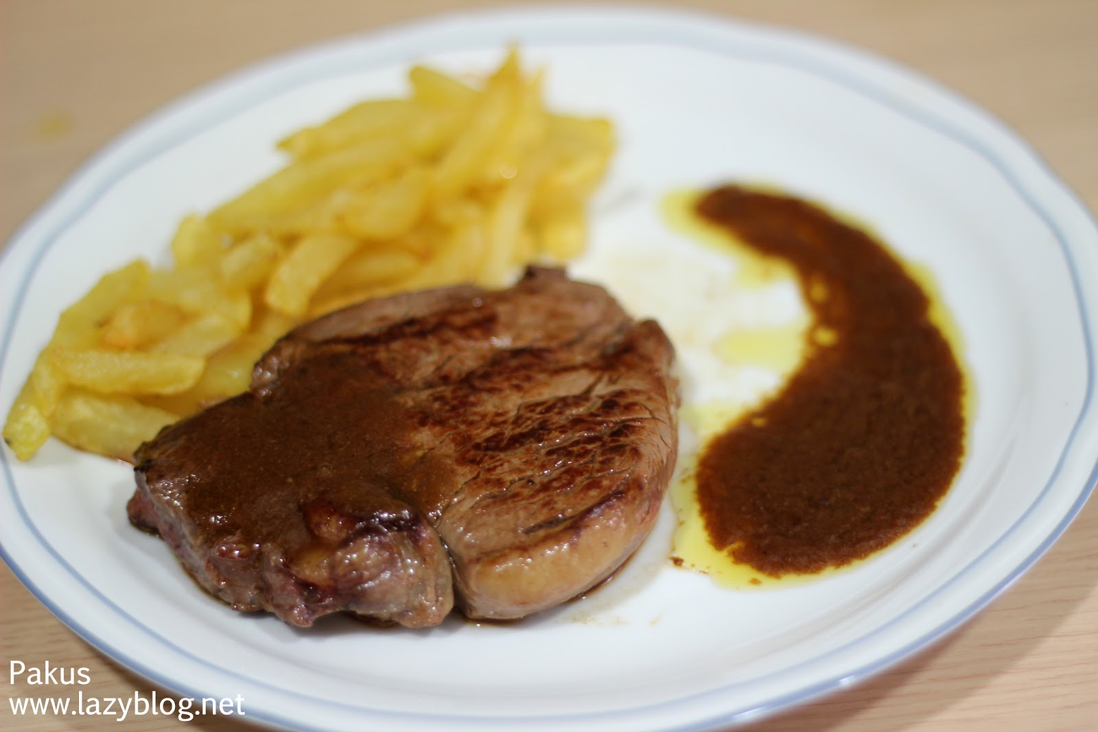 Solomillo con salsa de foie