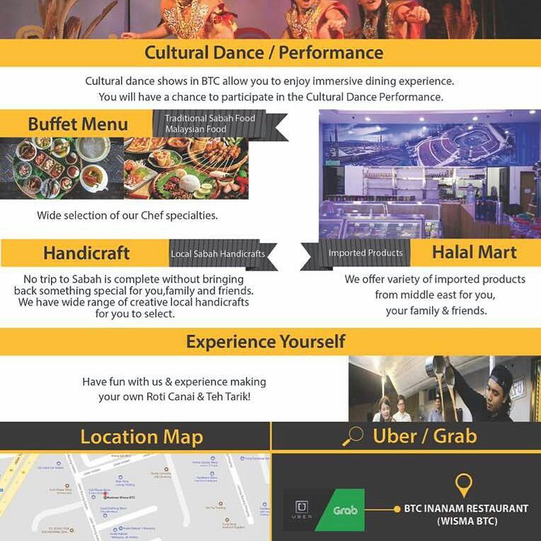 Saturday Night - Food Fiesta & Cultural Night @ Restoran BTC (Inanam ...