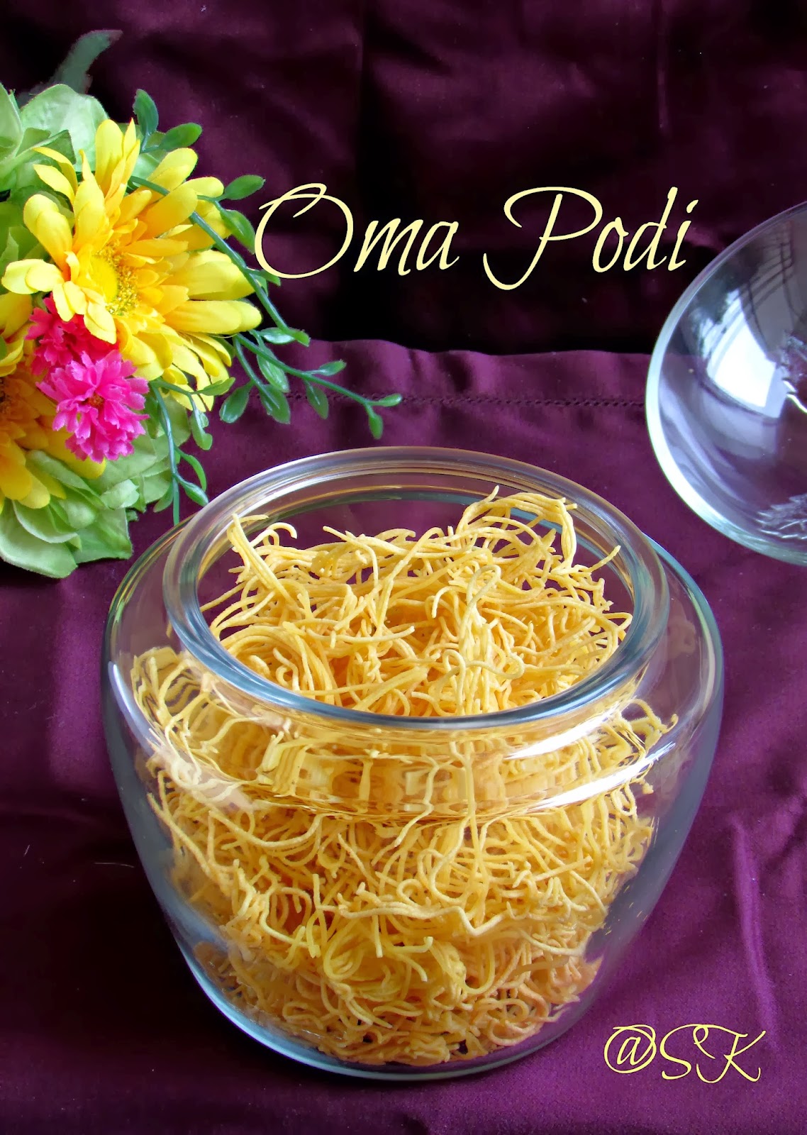 Savitha's Kitchen: Oma podi / ஓமப் பொடி / Sev / Easy Diwali recipes ...