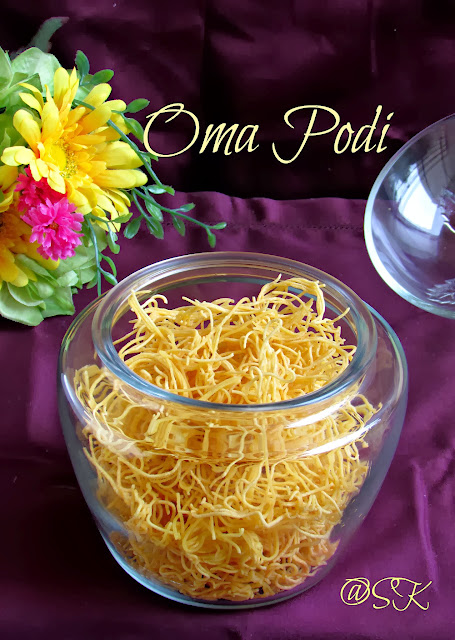 Savitha's Kitchen: Oma podi / ஓமப் பொடி / Sev / Easy Diwali recipes ...