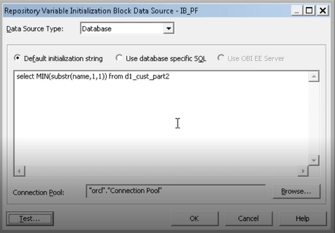 OBIEE: Variables Part1: Static and Dynamic Repository variable