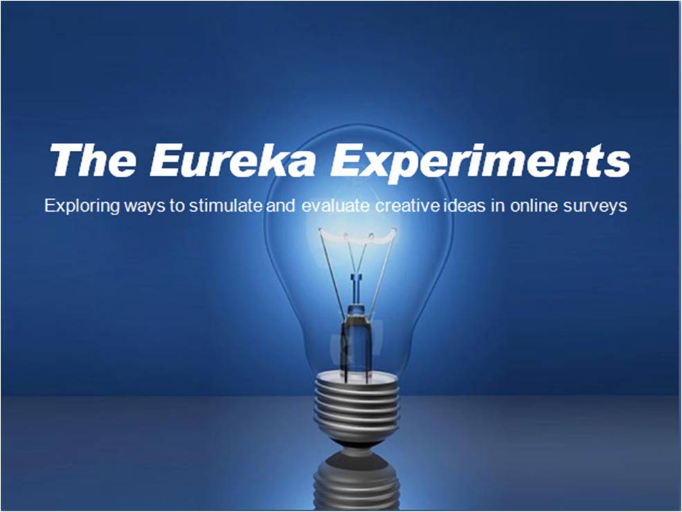 Question Science: The Eureka Experiments