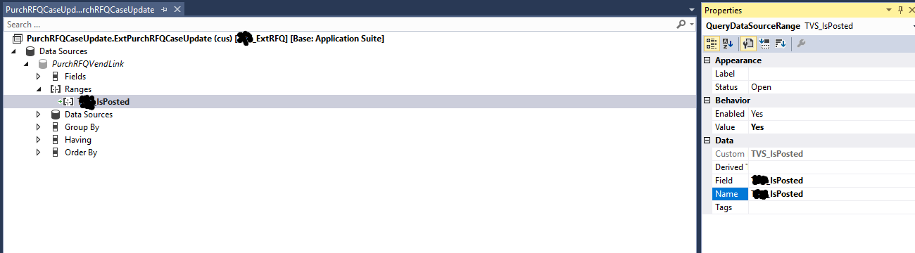 Send RFQ to Selected Vendors in D365