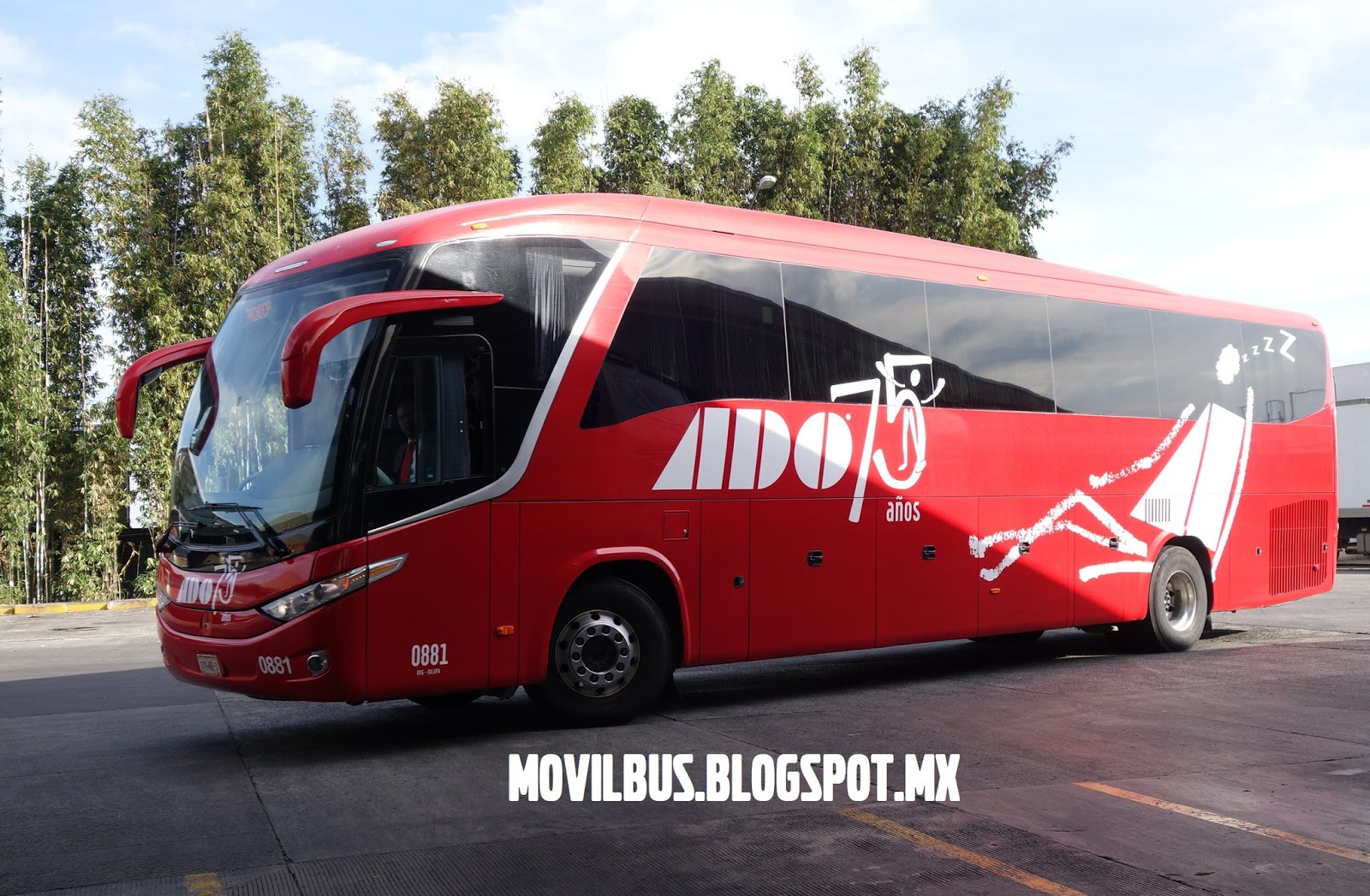 MERCEDES BENZ MARCOPOLO G7 1200 AUTOBUSES DE ORIENTE 75 AÑOS.