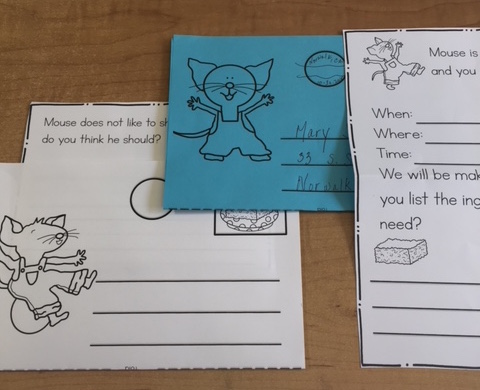 Mouse Envelope and Writing Craft ~ Preschool Printables