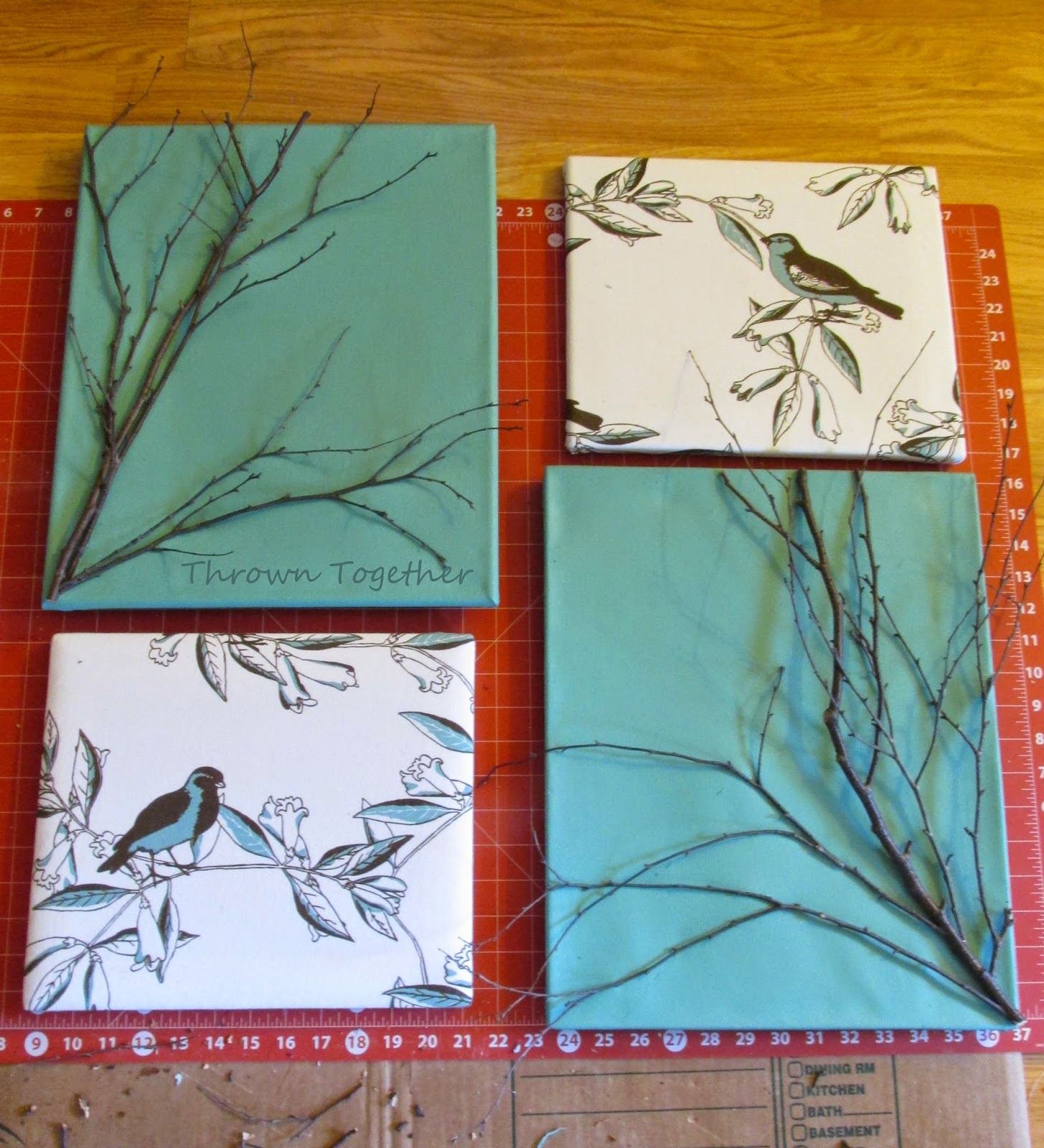 Thrown Together Treasures: DIY Wall Art