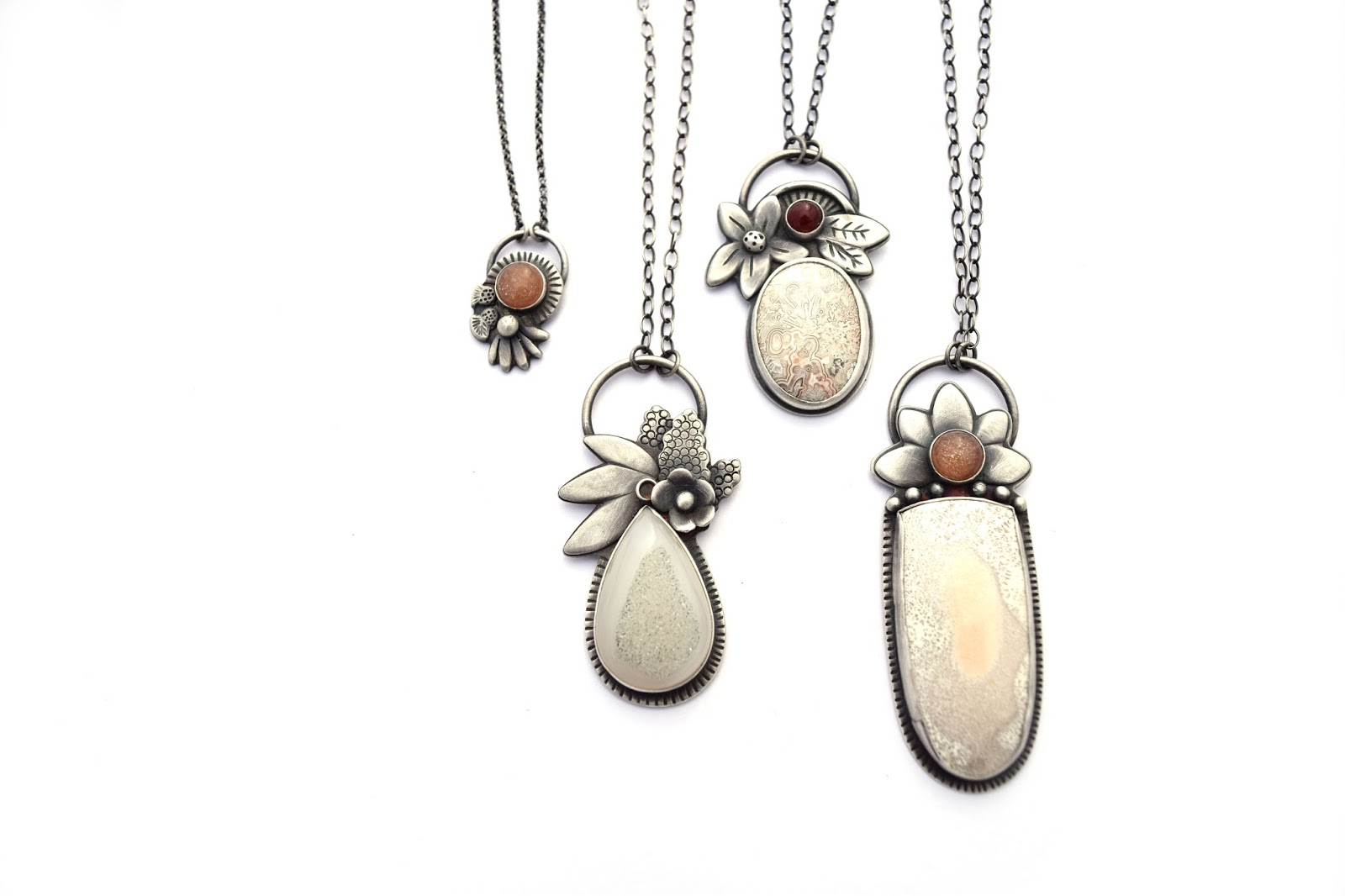 Metal Musing: New Work: Handcrafted Botanical Jewelry