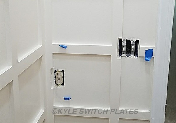 Kyle Switch Plates: Options for Adding Wall Tile or Trim Around Light ...