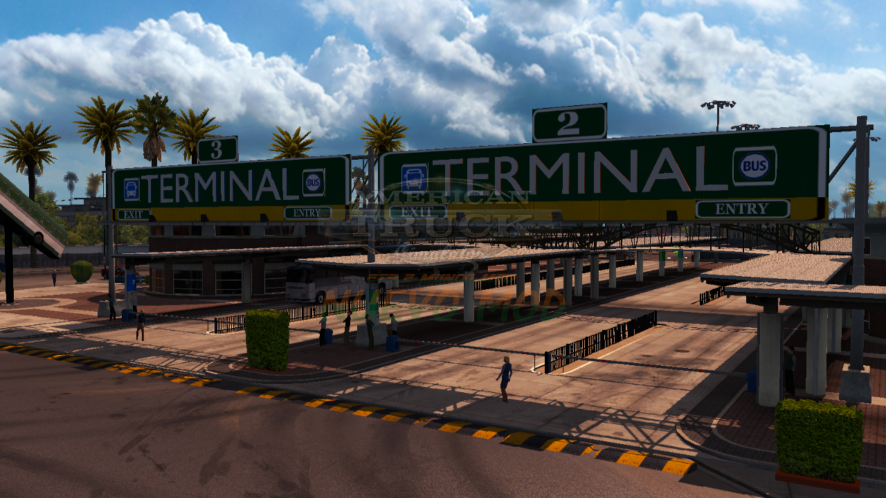 Terminal de Autobuses - ETS 2 Mundo Mod