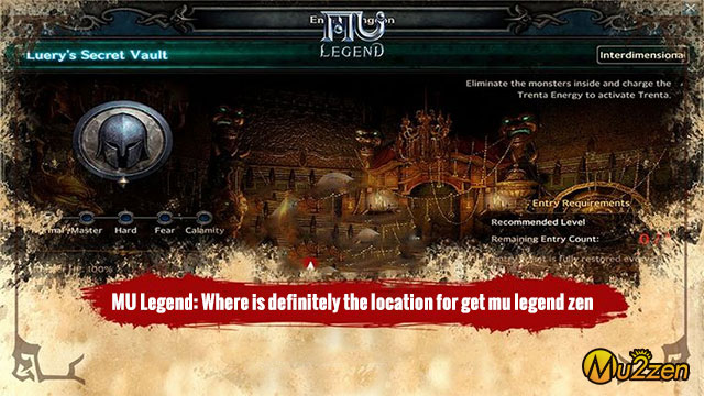 MU Legend: Where is definitely the location for get mu legend zen