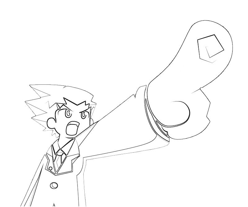 Apollo Justice Ace Attorney Phoenix Wright Cartoon | How Coloring